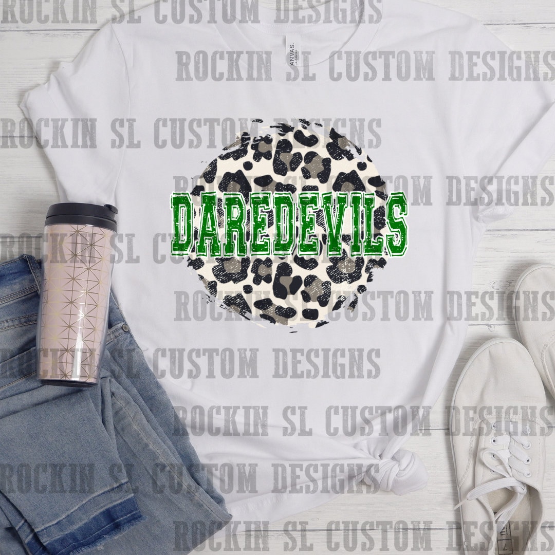 Leopard Print - CUSTOM Mascot - Digital File PNG - Etsy