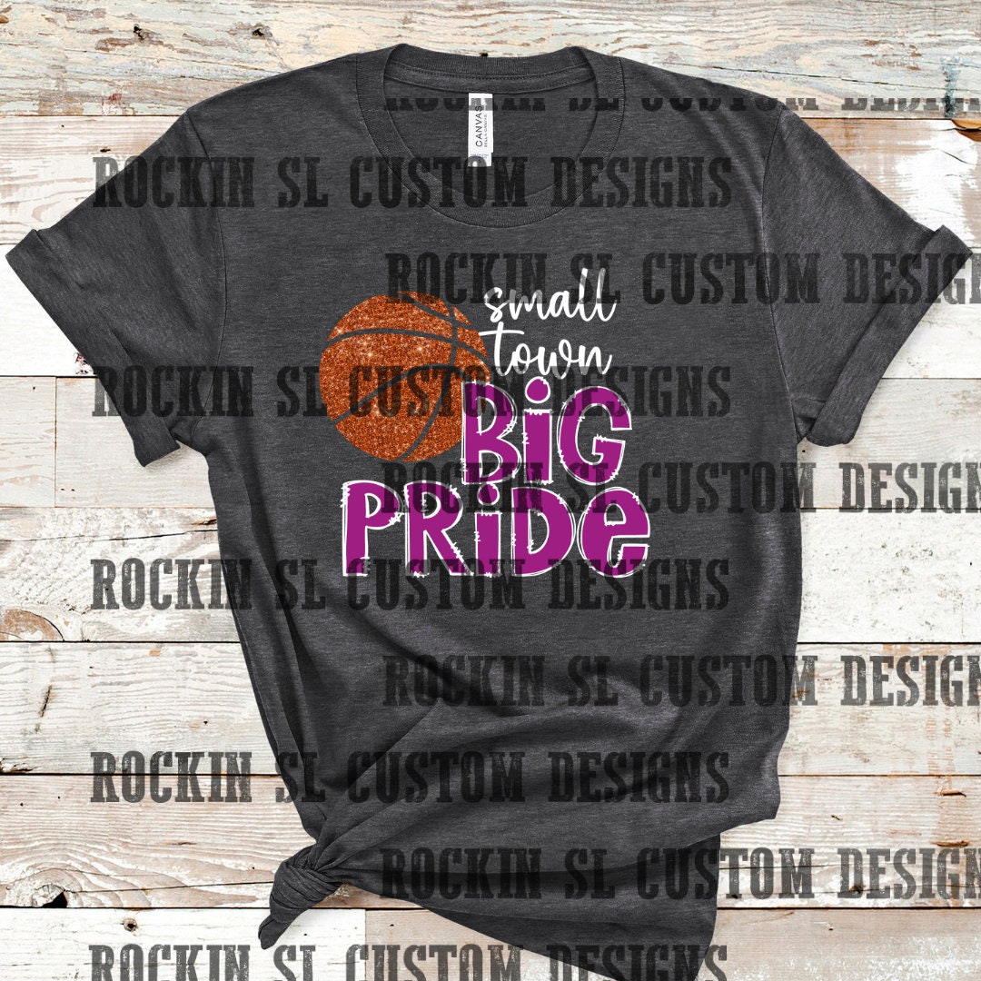 Small Town Big Pride - Purple - Digital File PNG - Etsy