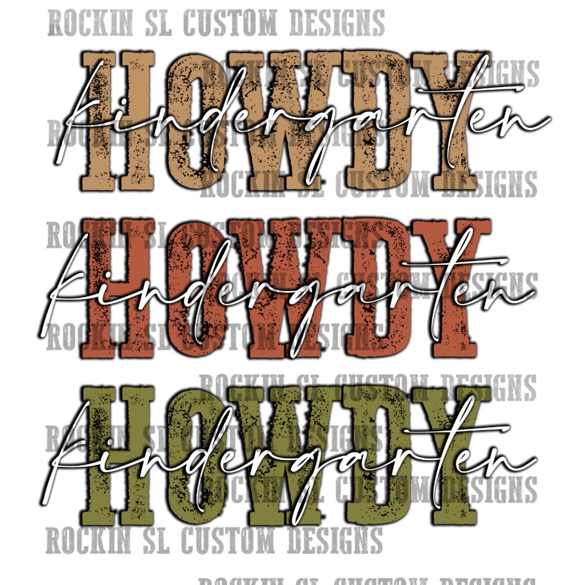Howdy Kindergarten - Digital File - PNG - Back to School - Etsy