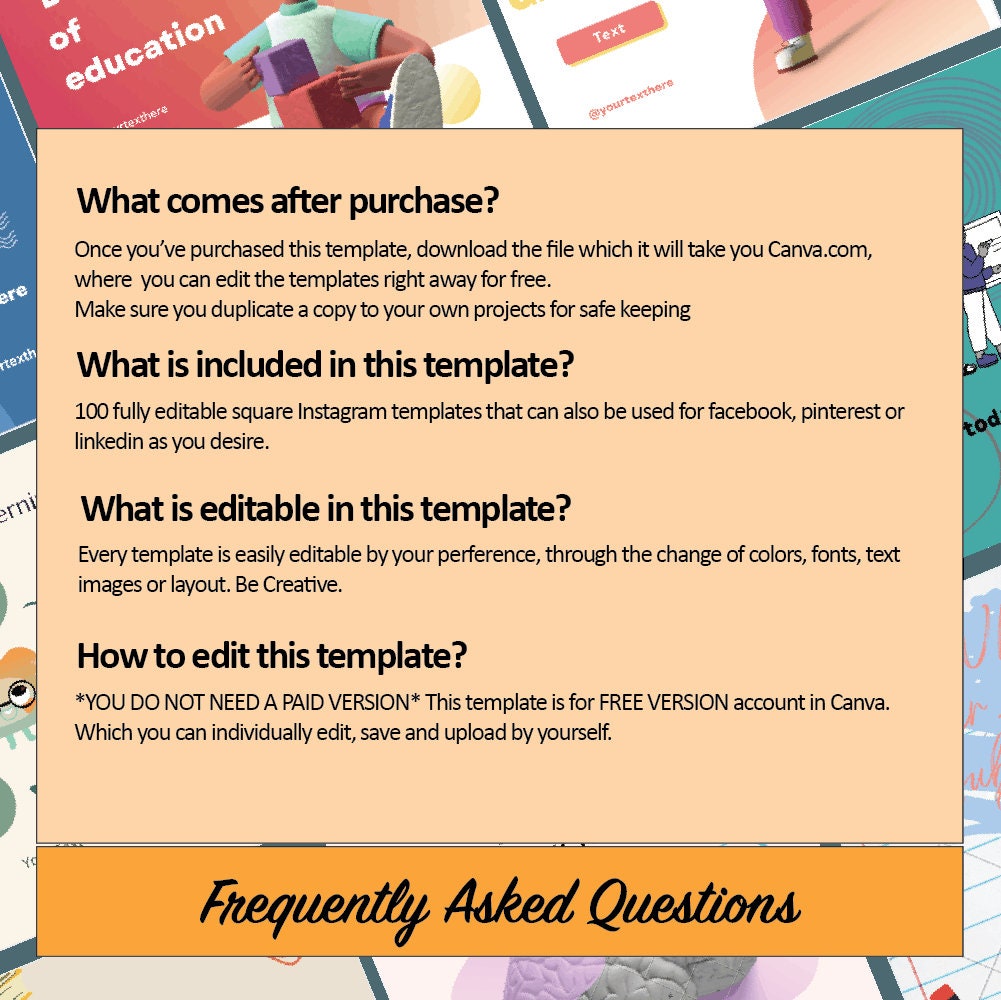 100 Educational Instagram Templates for Social Awareness - Etsy