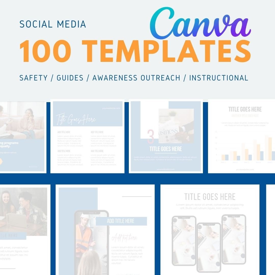 100 Safety and Guide Instagram Templates for Safety Awareness - Etsy