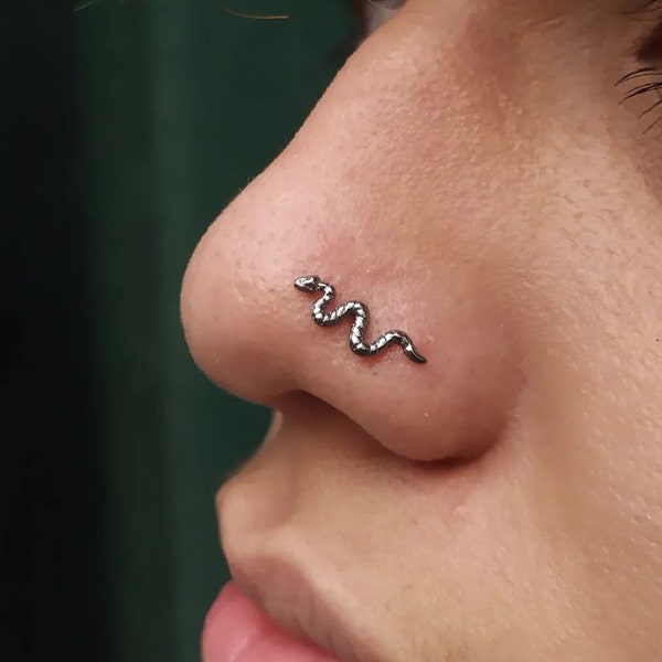Snake Nose Ring - Etsy