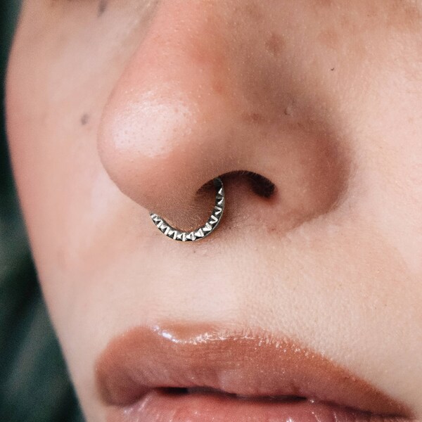 Titanium Septum - Etsy