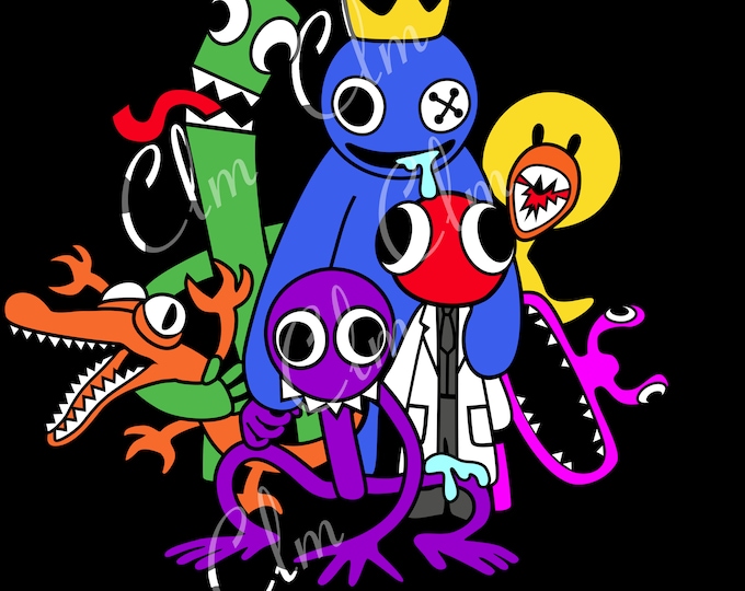 Rainbow Friends Png - Etsy