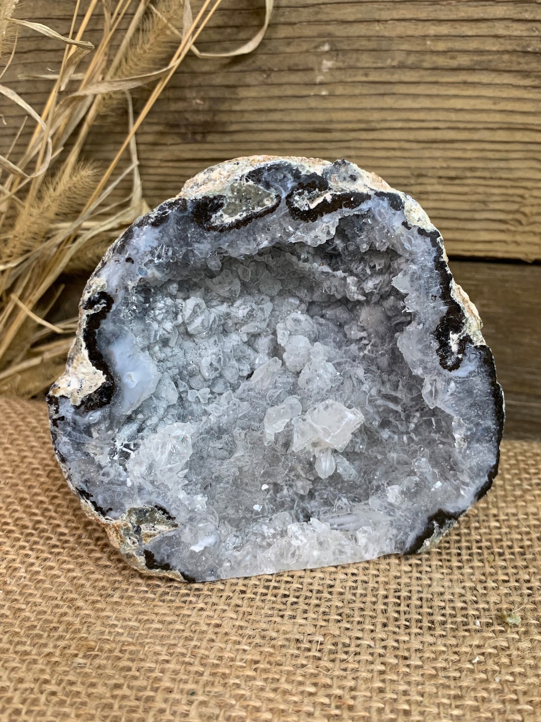 Trancas Geode From Chihuahua Mexico With Cut Base and Polished - Etsy
