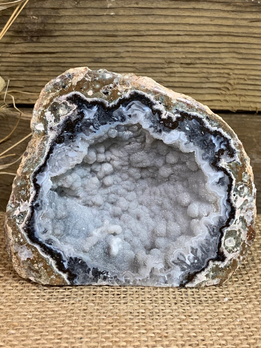 Trancas Geode From Chihuahua Mexico With Cut Base and Polished - Etsy