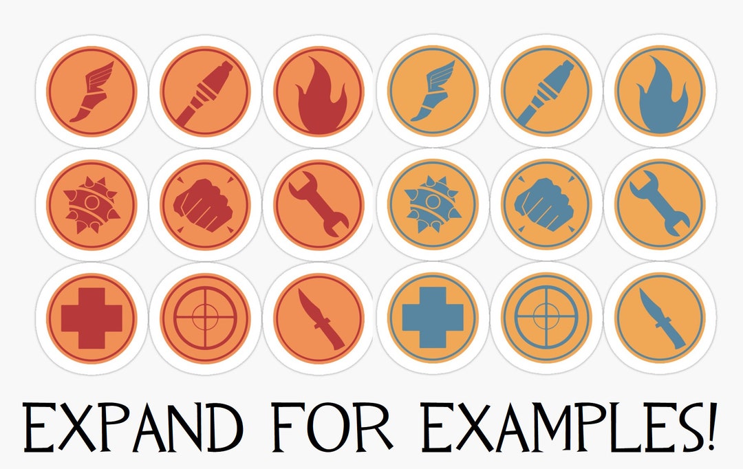 Team Fortress 2 Class Emblem Unisex T-shirt - Etsy