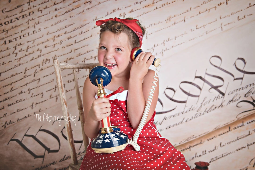 The Constitution Photography Backdrop - USA, We the People, American ...
