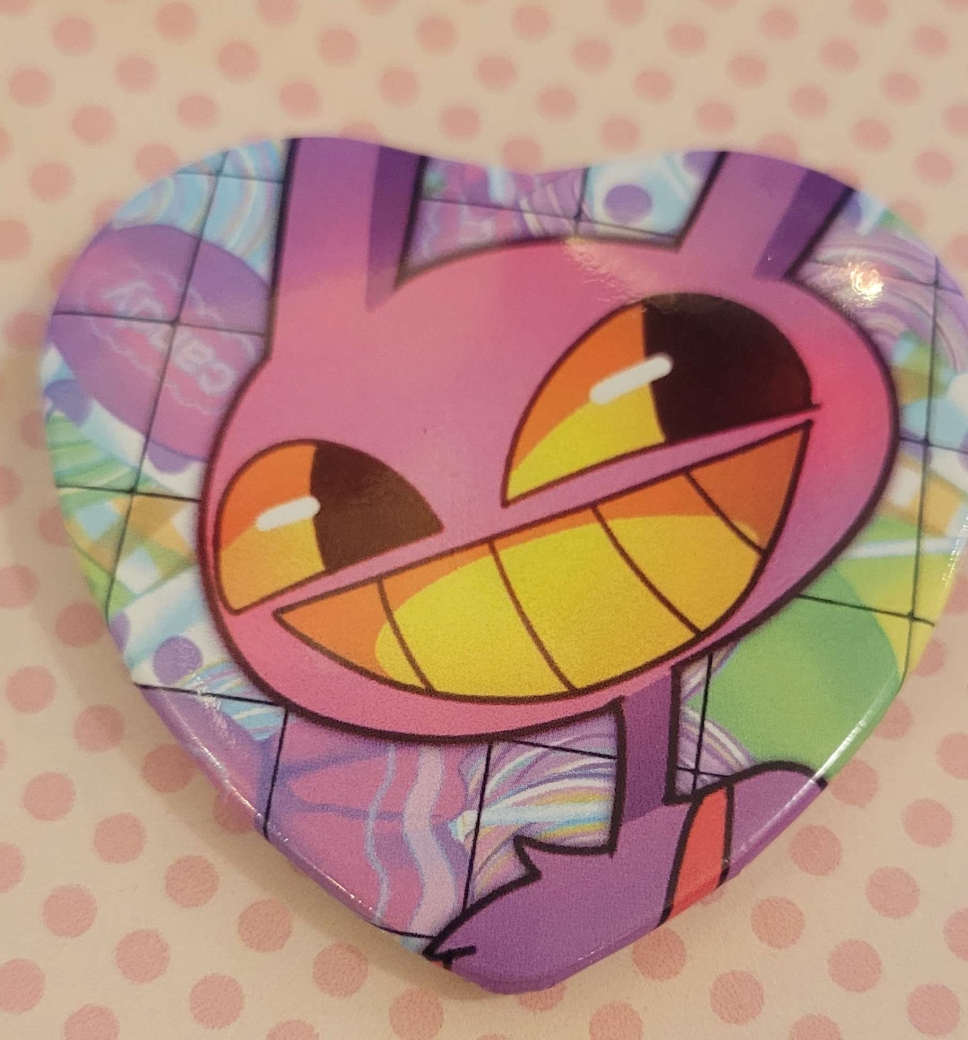 TADC Heart Shaped Button Pins - Etsy