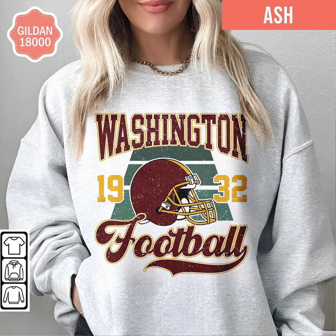 Washington Football Vintage Style Sweatshirt, Retro Washington Football ...