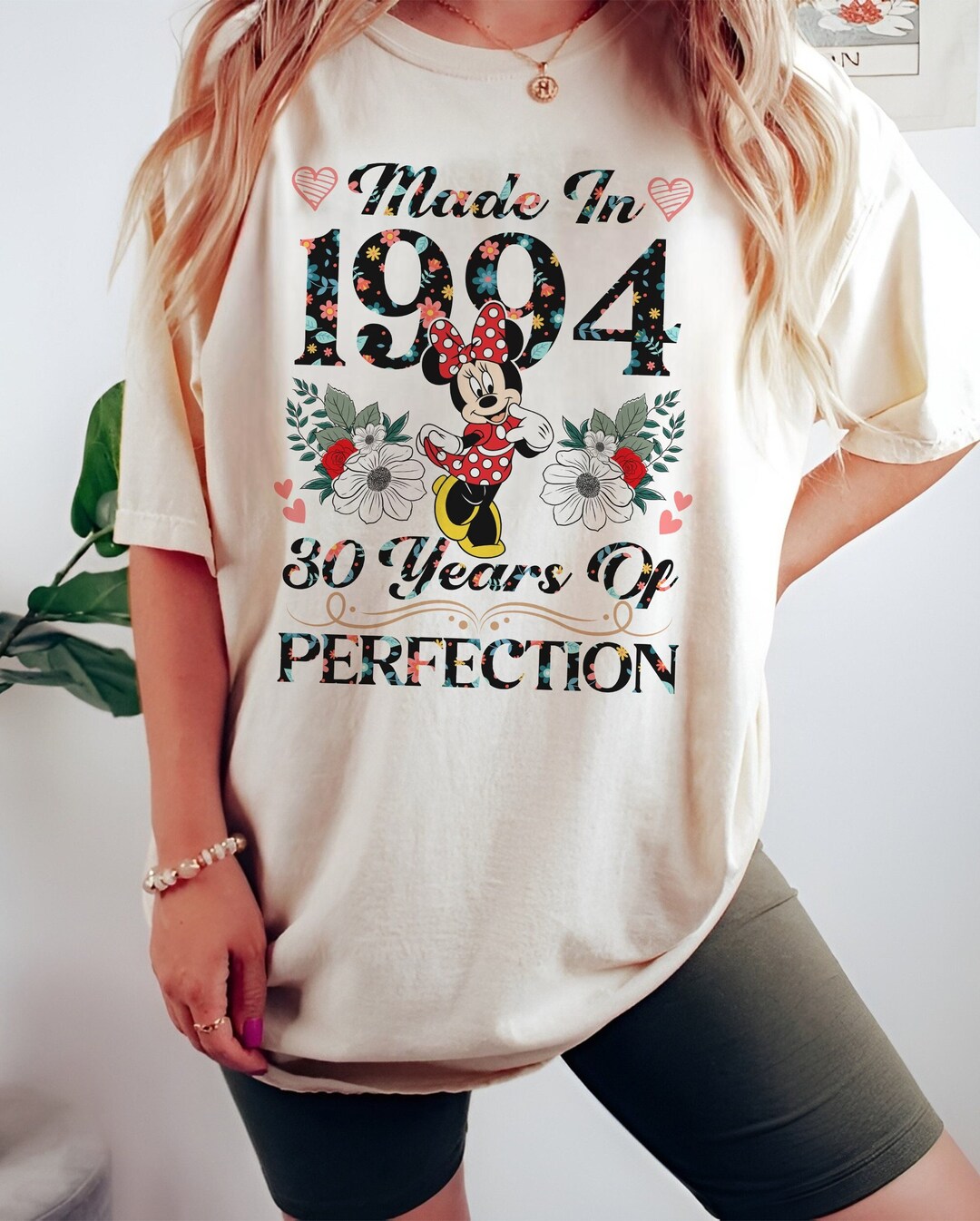 Vintage 1994 Limited Edition Minnie T-shirt, Disney 30th Birthday Shirt, 1994 Shirt, 30th ...
