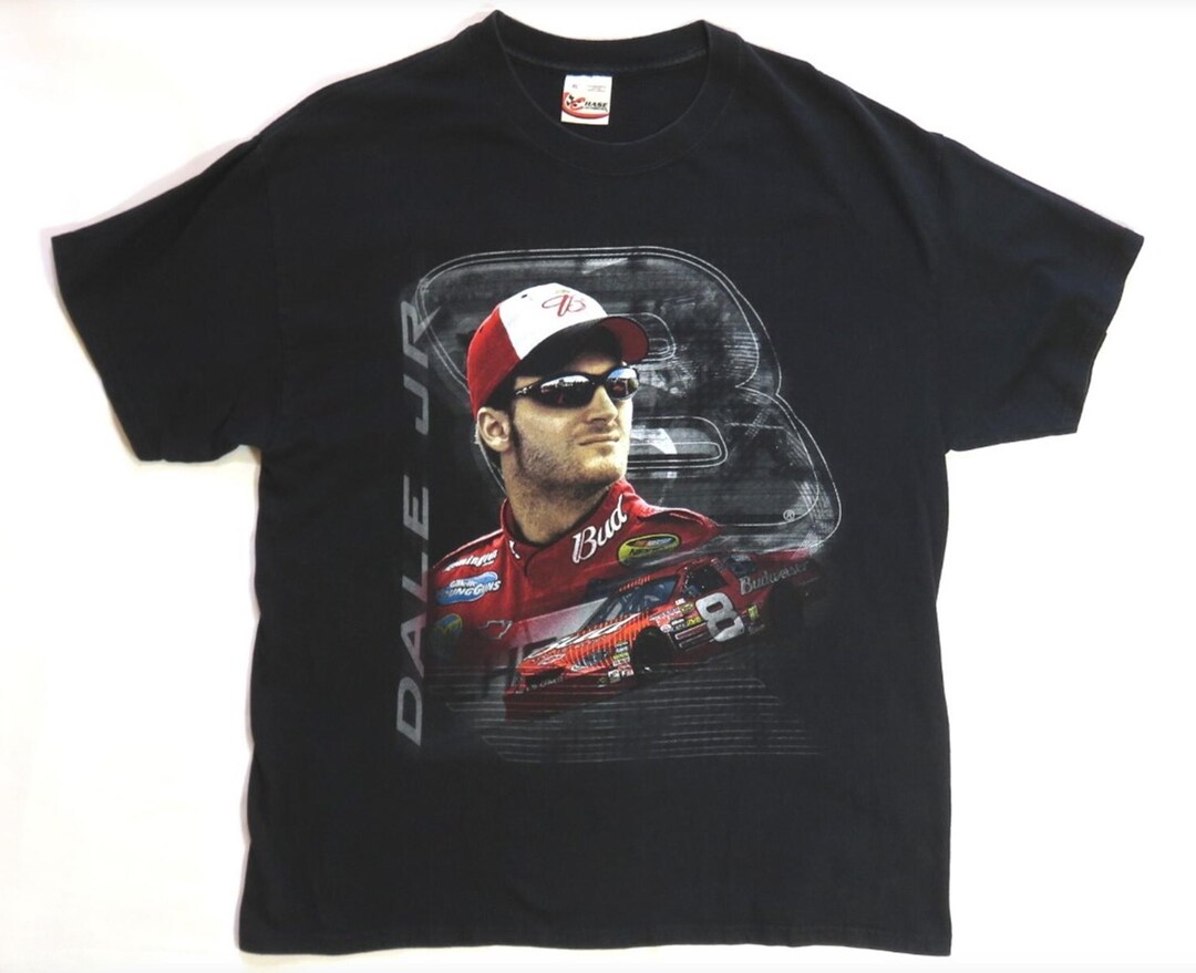 Vintage 90s Dale Earnhardt Jr Nascar Racing T-shirt, Dale JR Shirt, 90s ...