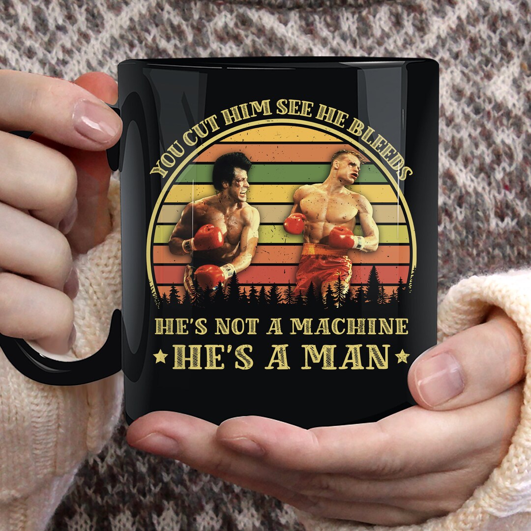 Dolph Lundgren He's Not A Machine He's A Man Vintage - Etsy