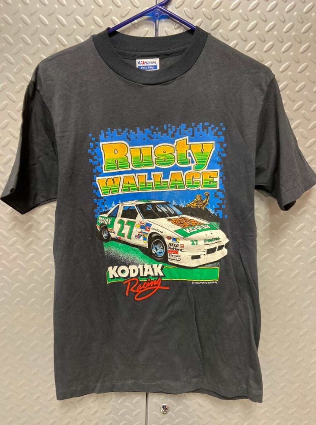 Vintage 1989 Rusty Wallace NASCAR Racing T-shirt, Rusty Wallace Shirt ...