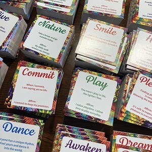 Daily Inspirational Card Deck and Guide Book - Etsy