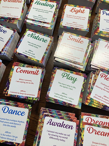 Daily Inspirational Card Deck and Guide Book - Etsy