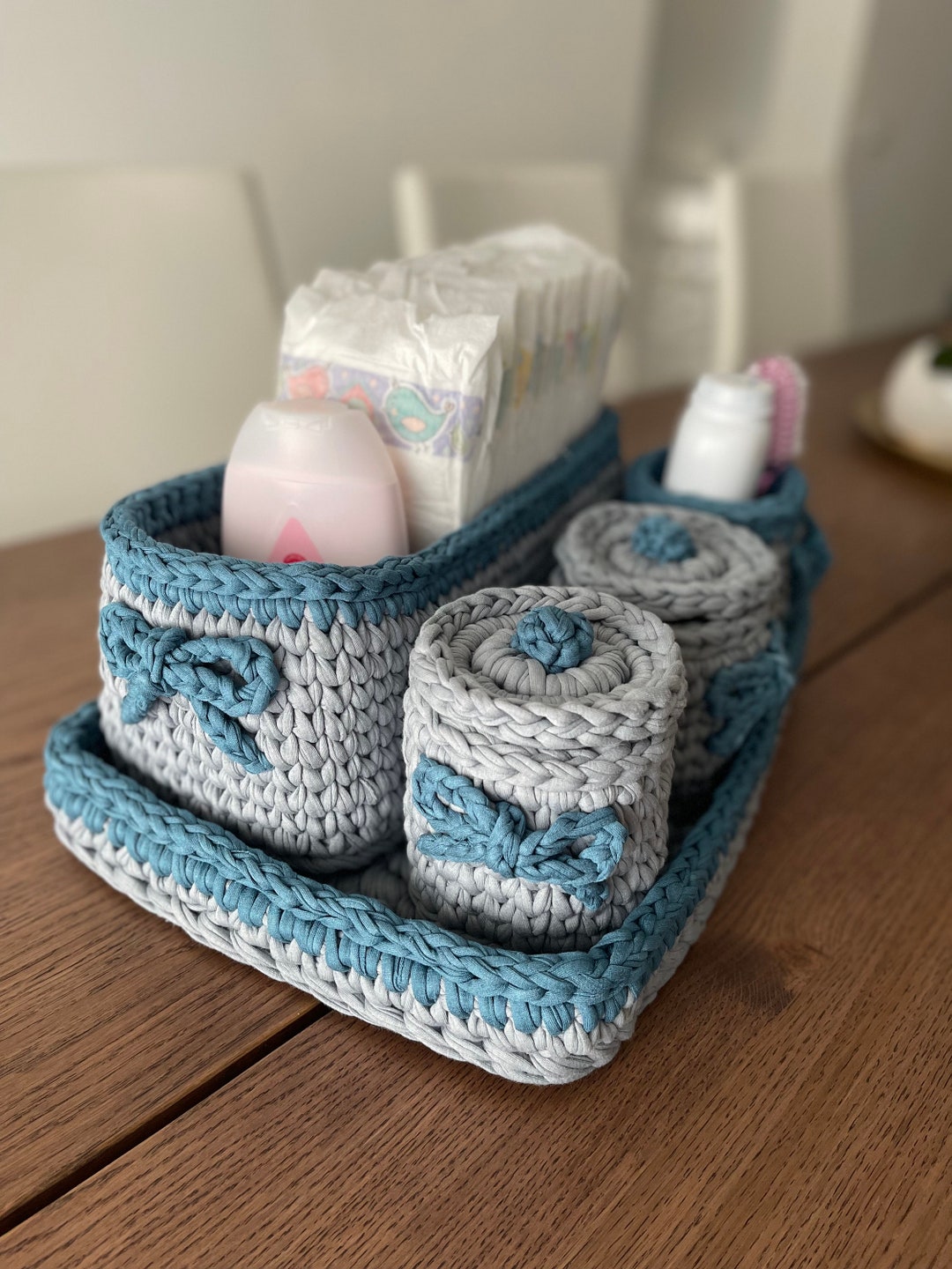Various Sizes of Baby Shower Organizer Set, Newborn Toiletries, Diaper ...