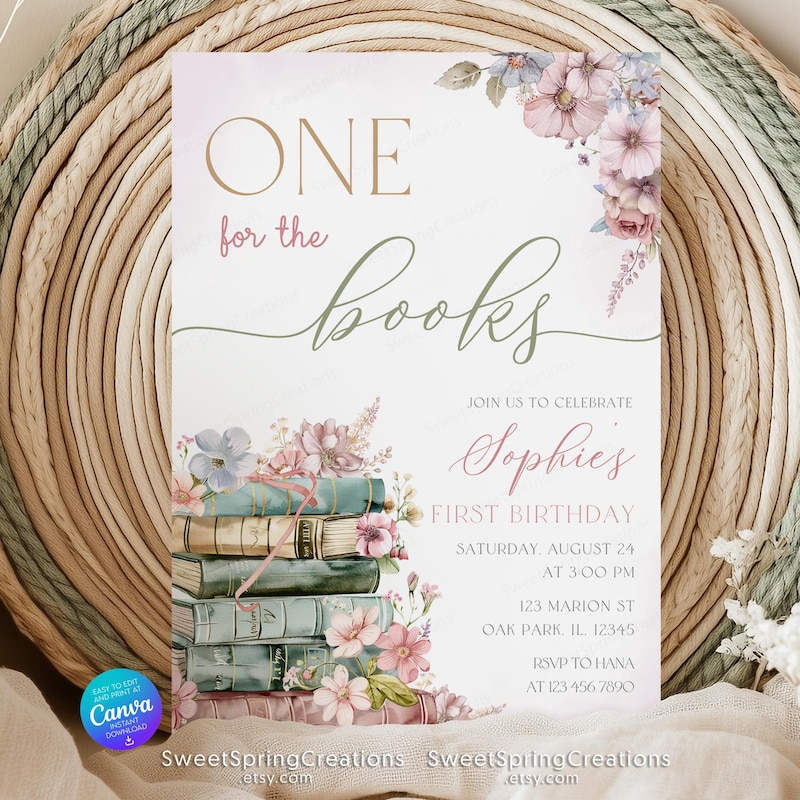 One for the Books - Etsy