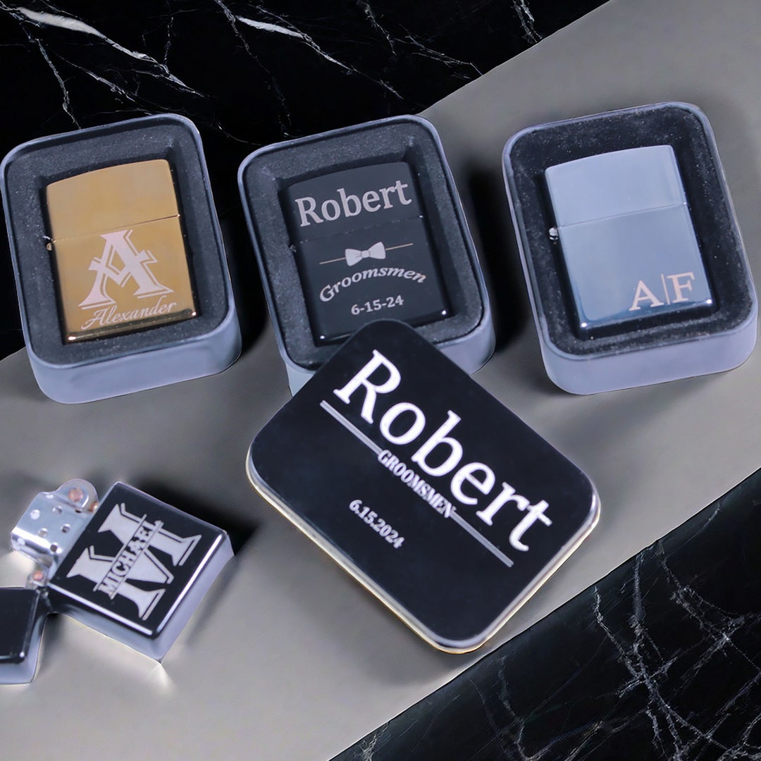 Personalized Engraved Lighter,custom Cigar Lighter With Gift Box ...