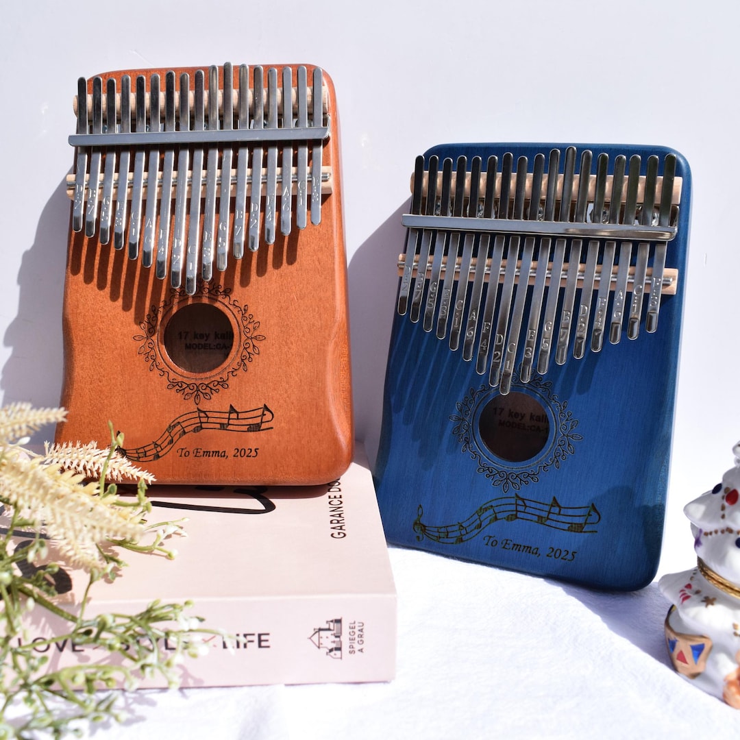 17-key Personalized Kalimba | African Thumb Piano With Engraving ...