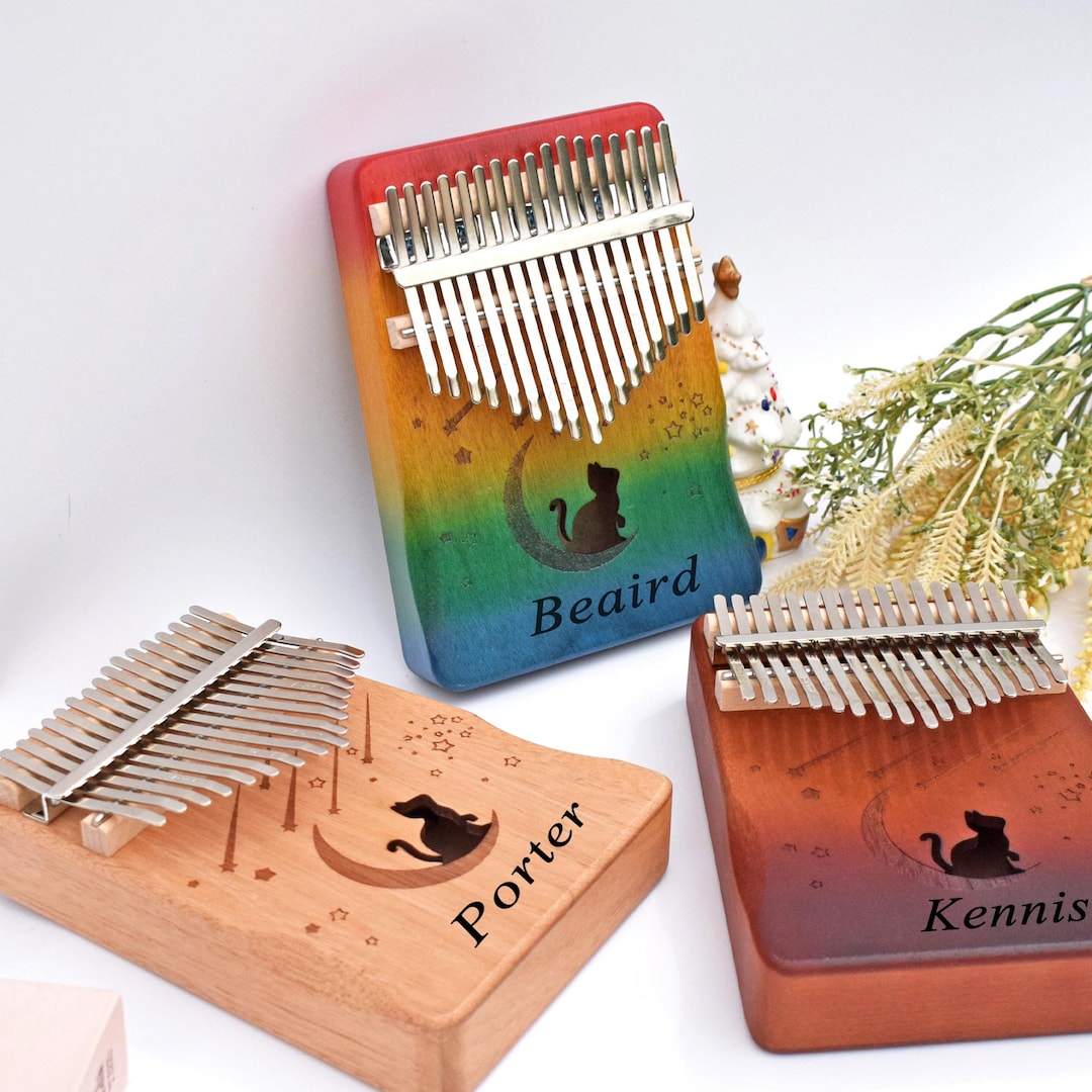 Custom Engraved 17 Key Kalimba, Personalized Kalimba,thumb Piano Gift ...