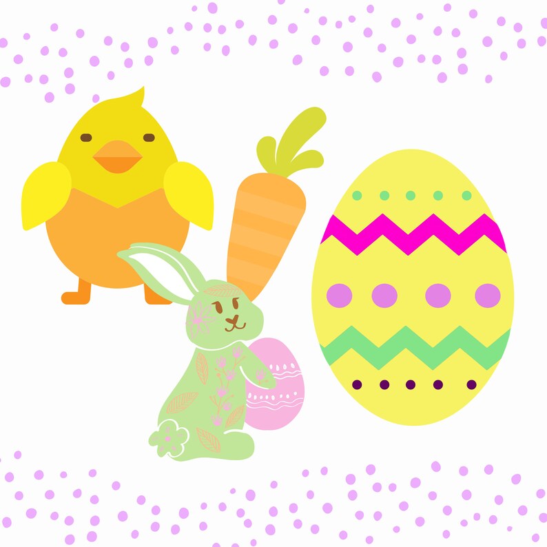 Digital Download Printable Planner Stickers Easter Stickers Printable ...