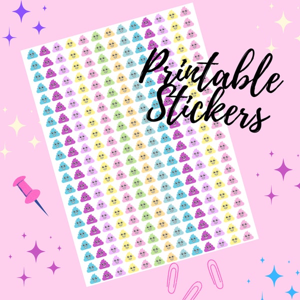 Rainbow Poop Emoji - Etsy