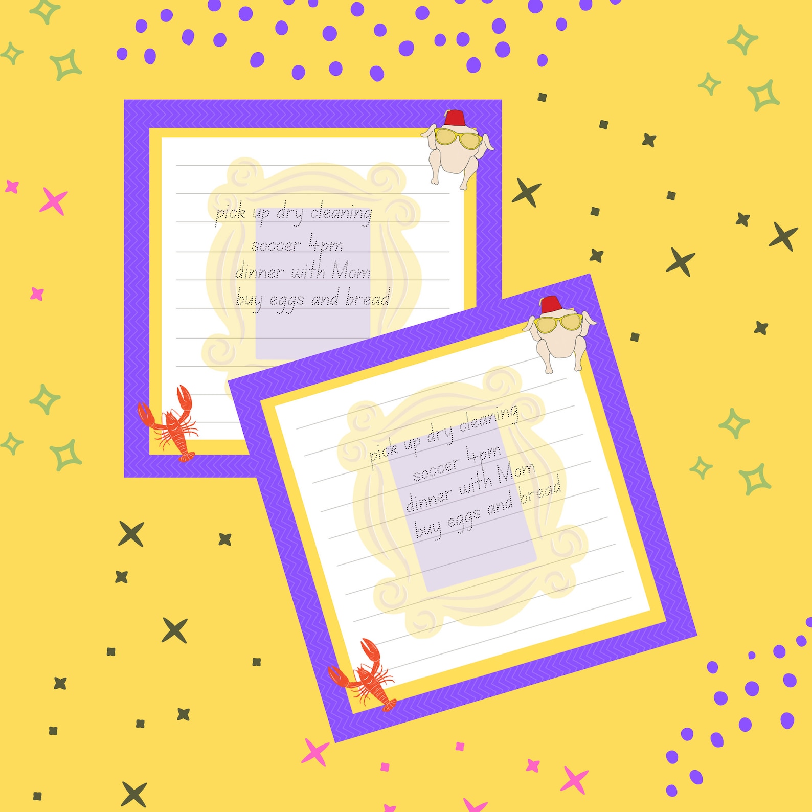Friends Inspired | Digital Download | Printable Note | Printable Memo ...