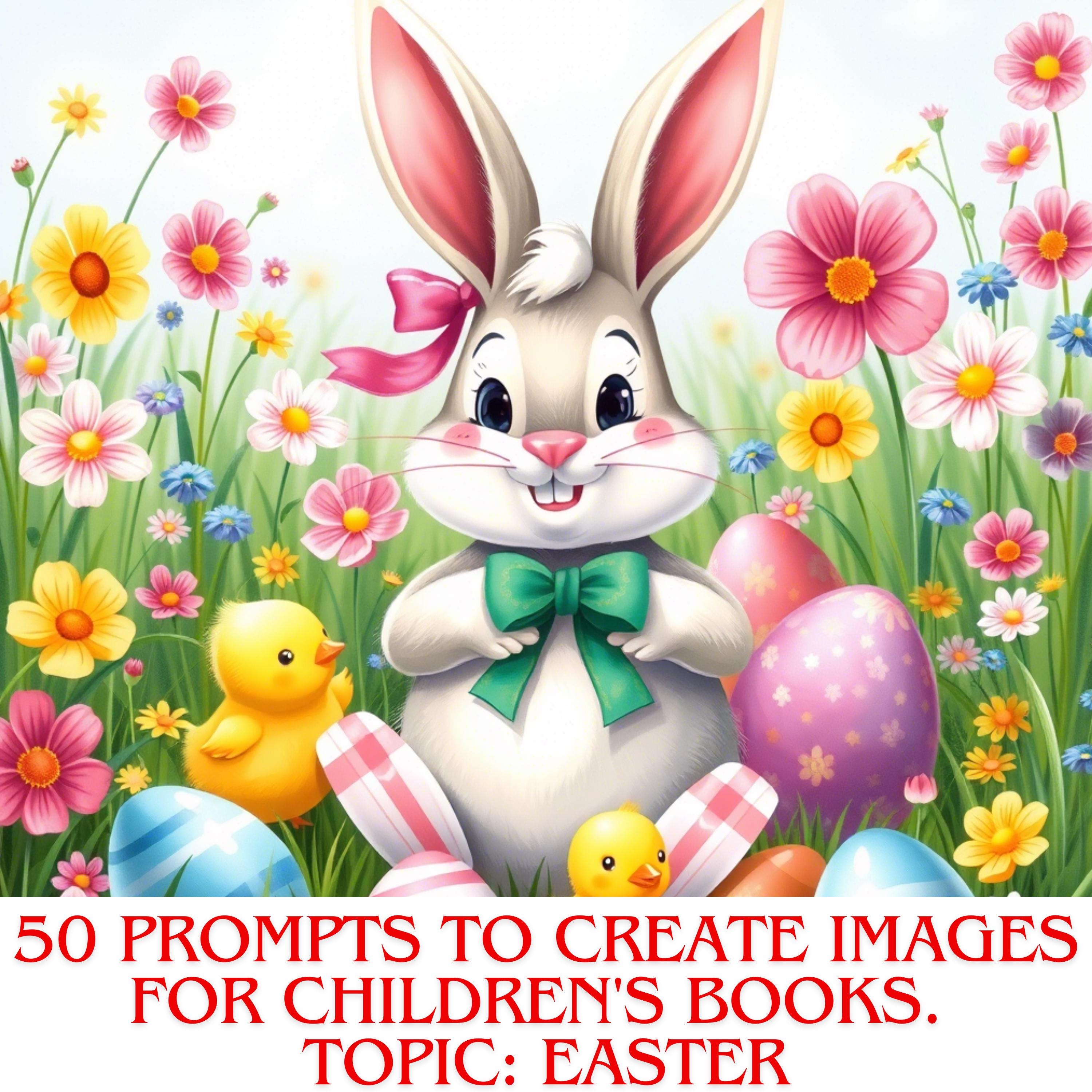 50 Prompts for Cute Cartoon Children's Book Illustrations – PLR Ready ...