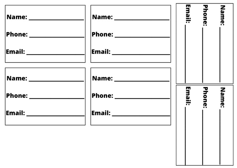 Contest Entry Slip Template - Etsy