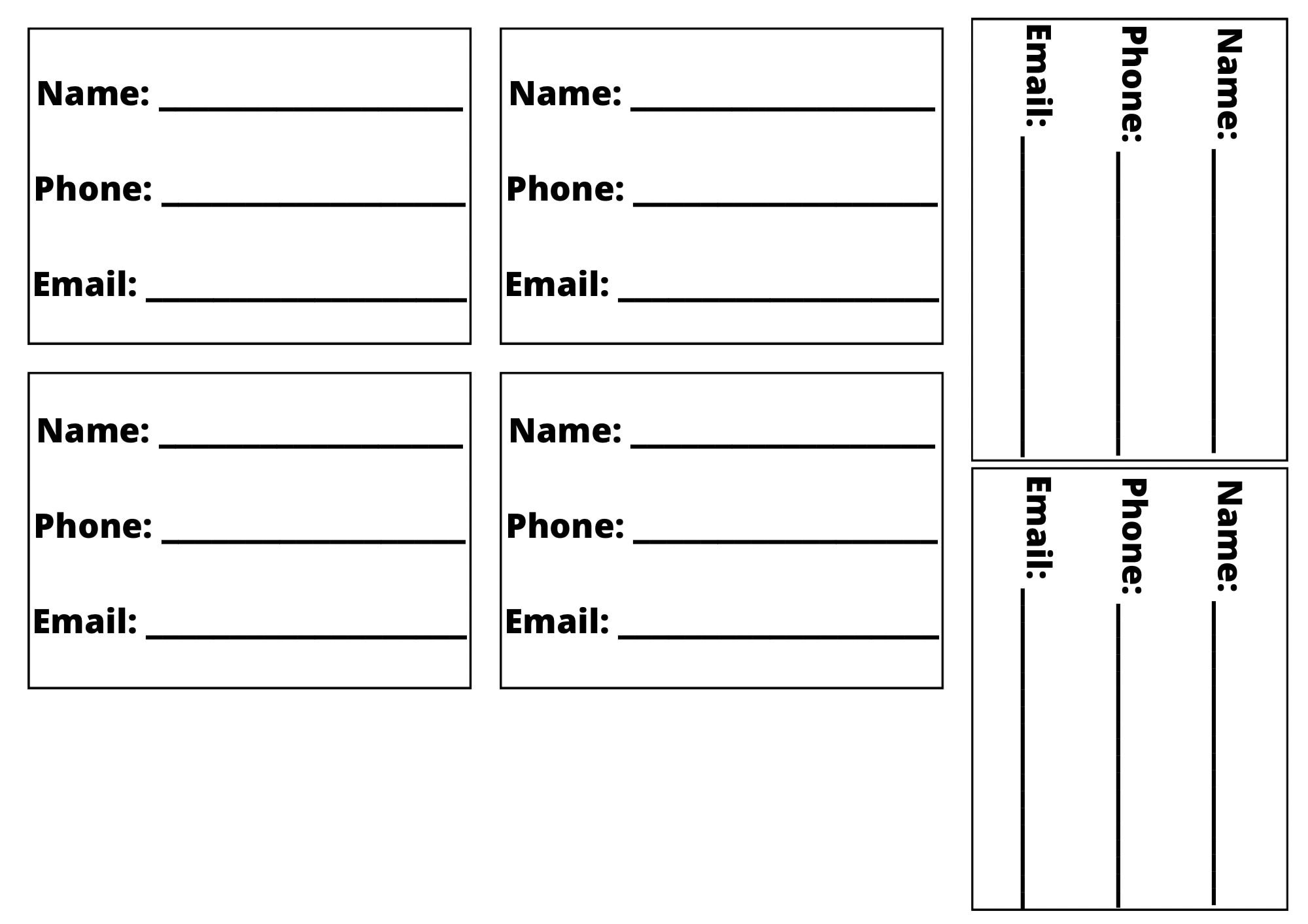 Contest Entry Slip Template - Etsy