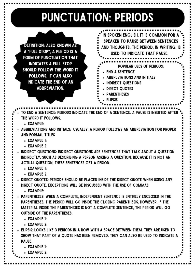 Grammar Workbook - Etsy