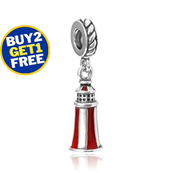 Lighthouse Charm - Etsy