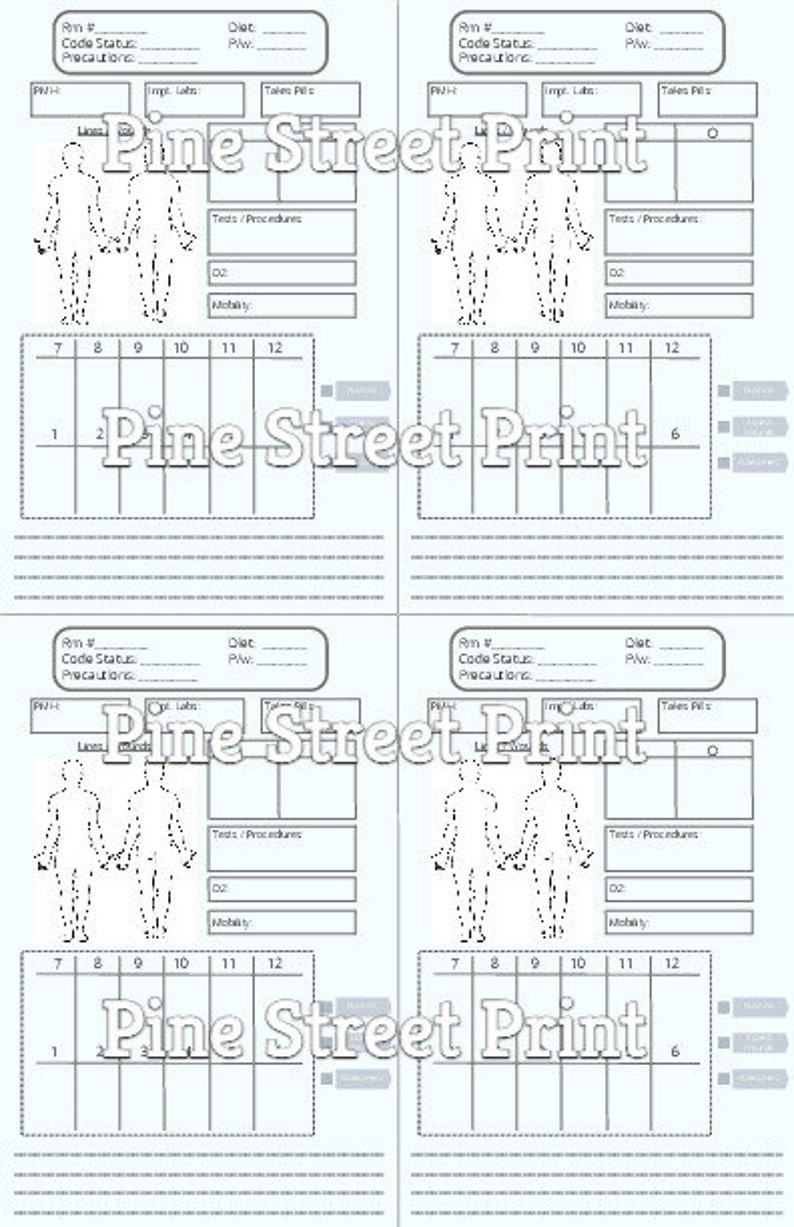 Four Patient Brain Sheet - Etsy