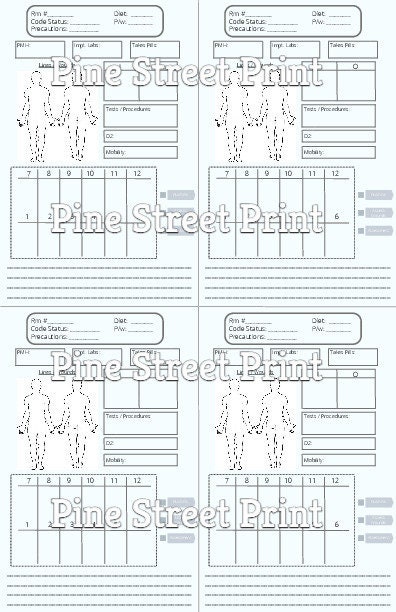 Four Patient Brain Sheet - Etsy