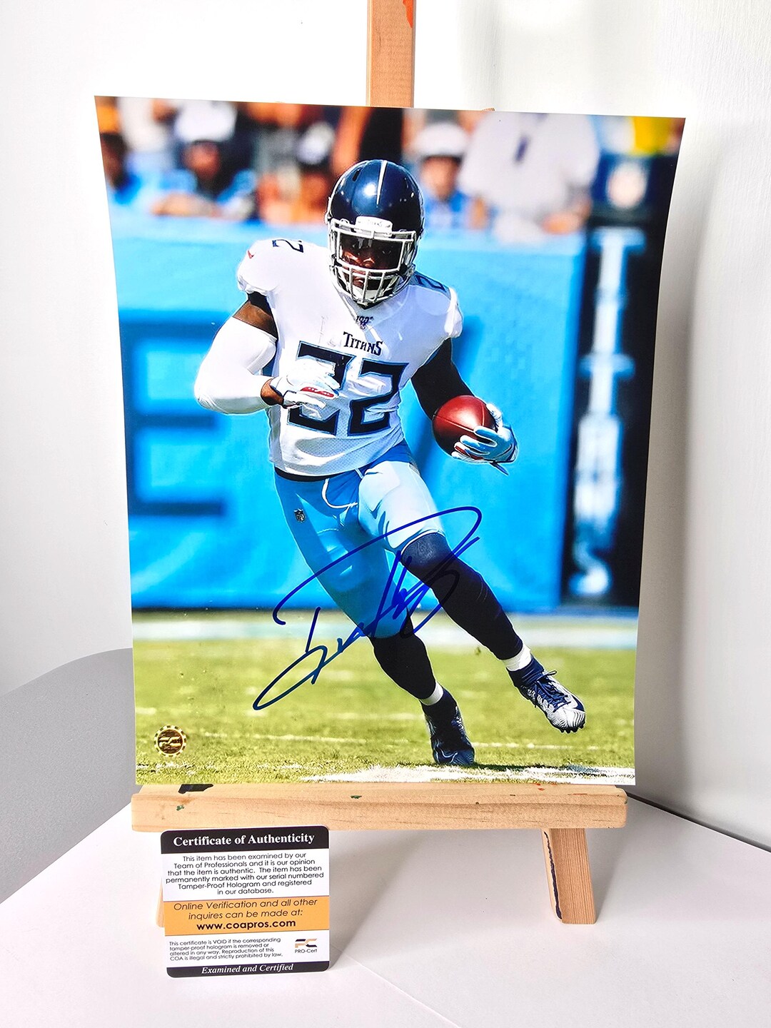 Derrick Henry Autograph NFL Football Photo - Etsy