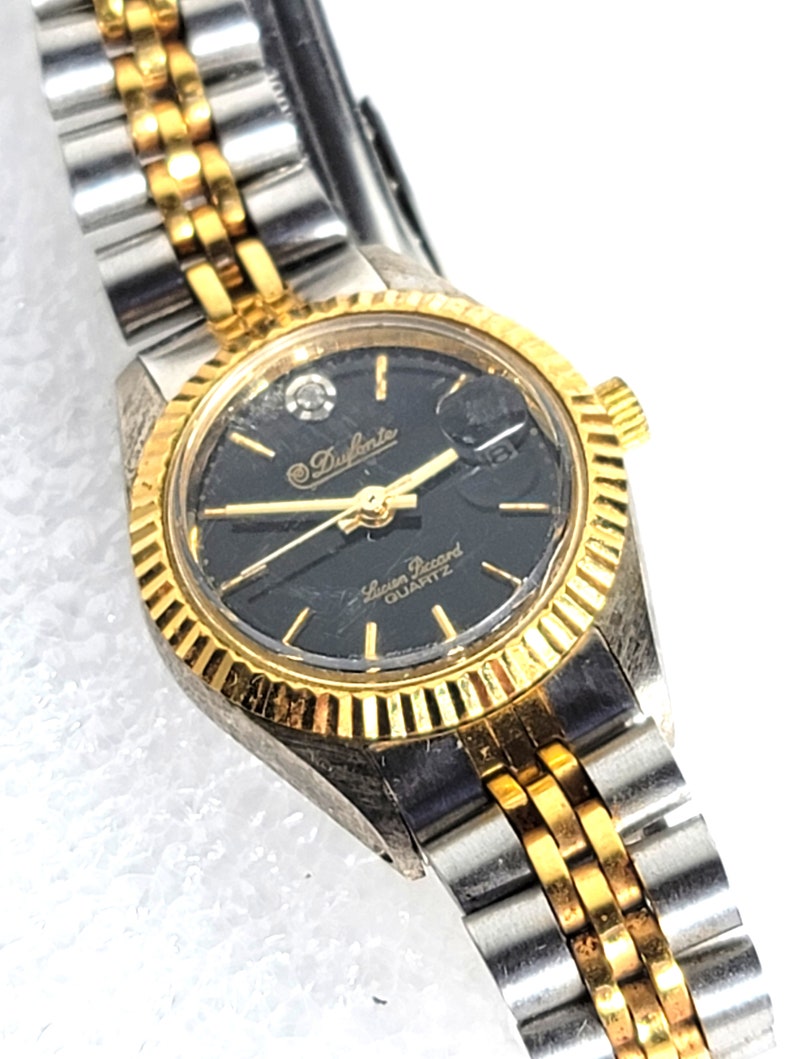 Women's Watch Dufonte by Lucien Piccard Gold Silver Tone Metal - Etsy