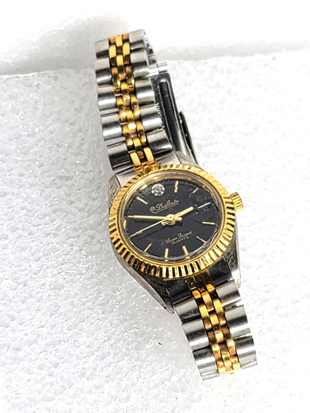 Women's Watch Dufonte by Lucien Piccard Gold Silver Tone Metal - Etsy