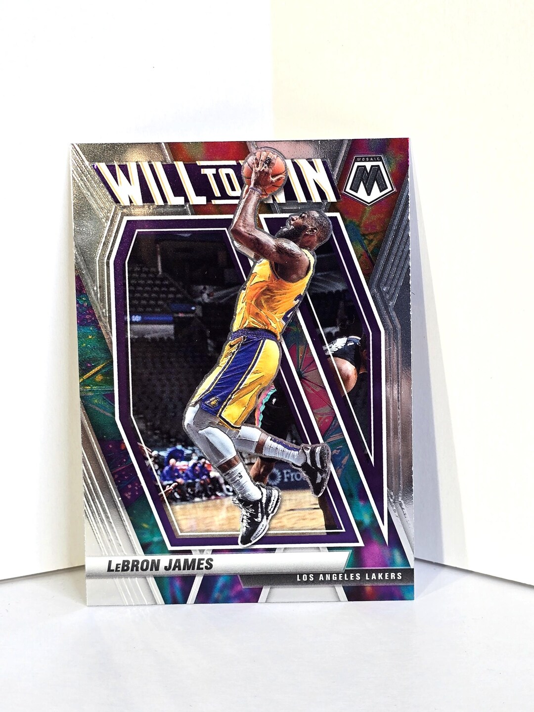 Lebron James NBA Basketball Card 2020 Panini Mosaic - Etsy