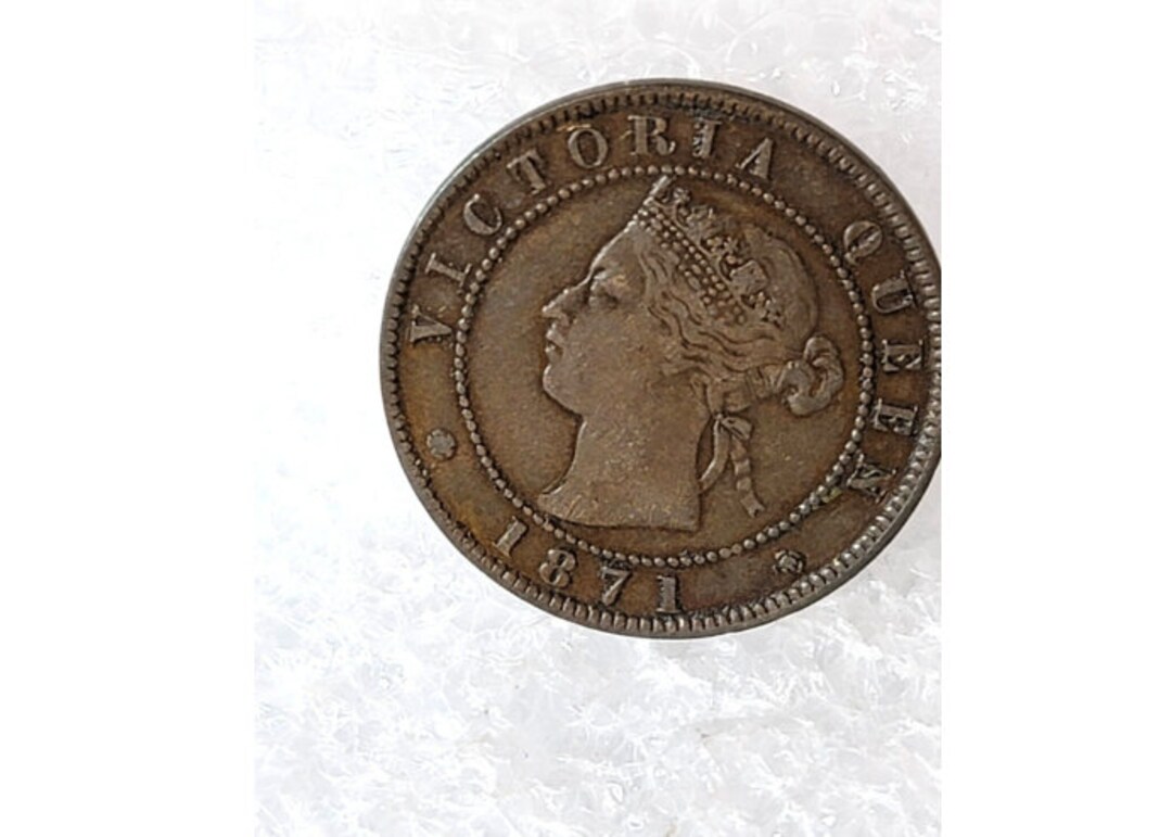 Antique Coin 1871 Canada 1 Cent Rare - Etsy