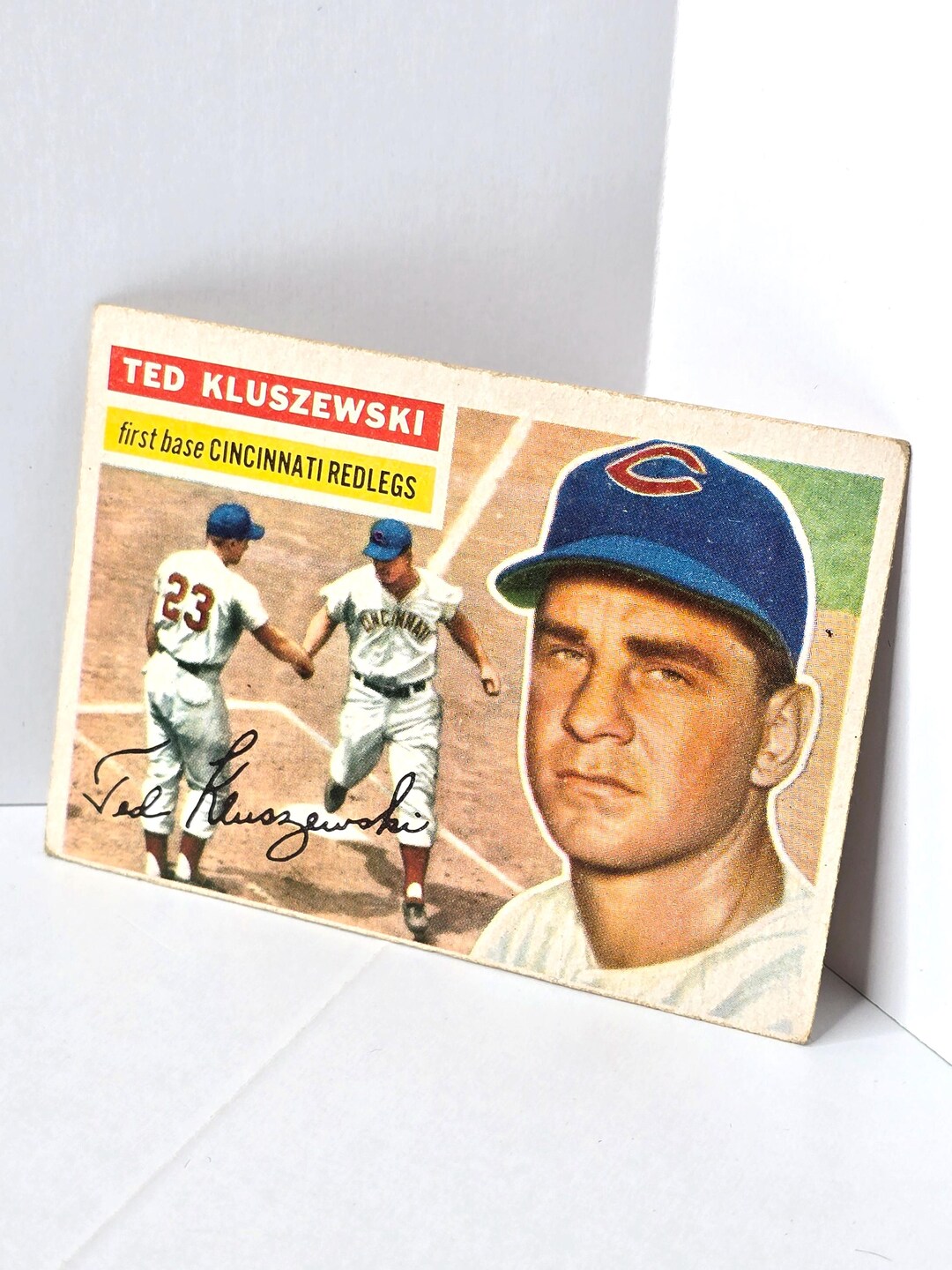 Ted Kluszewski Baseball Card 1955 Cincinnati Redlegs Topps - Etsy