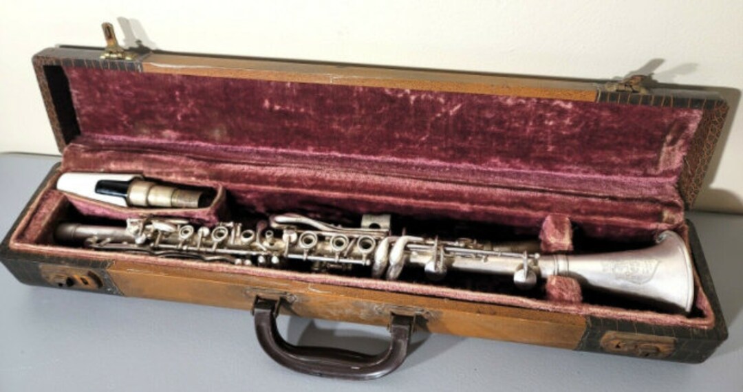 Clarinet the Regent Silver Vintage 1950 Musical Instrument - Etsy