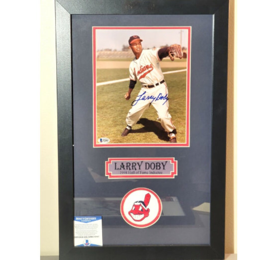 Larry Doby Autograph Hall of Fame Baseball Player - Etsy
