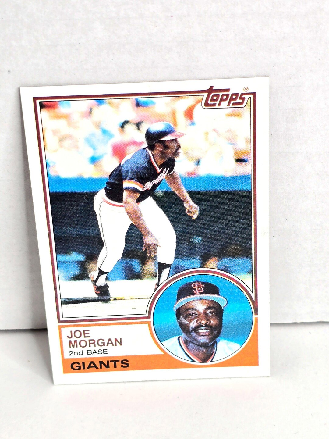 Joe Morgan Giants Baseball Card 1983 Topps No. 603 - Etsy