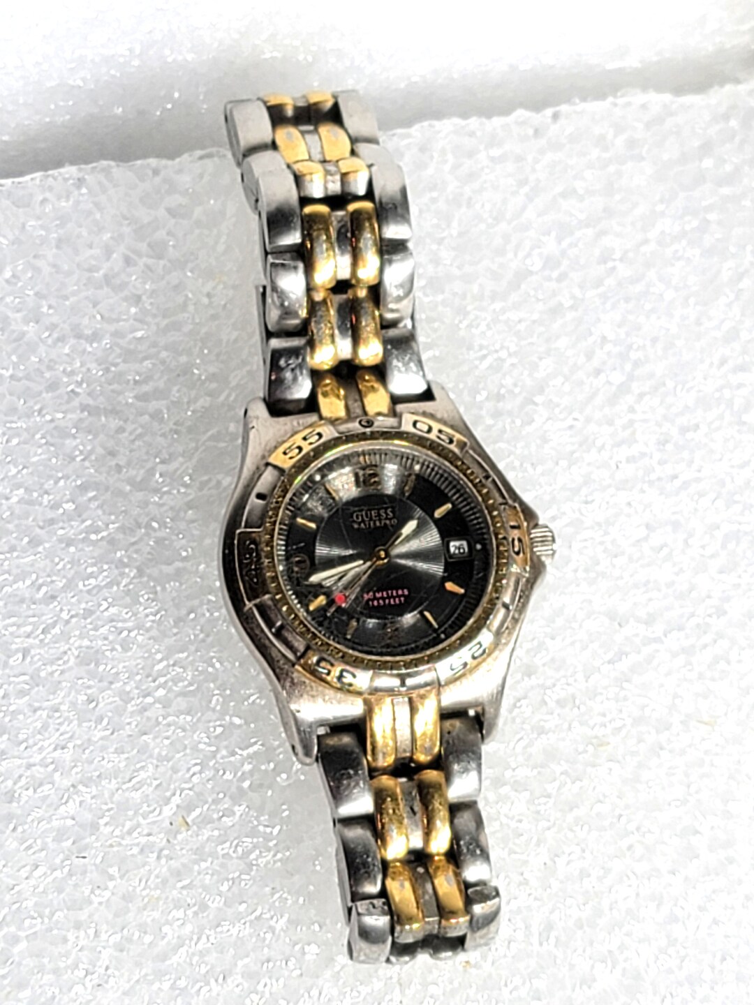 Guess Waterpro Watch Gold Silver Tone - Etsy