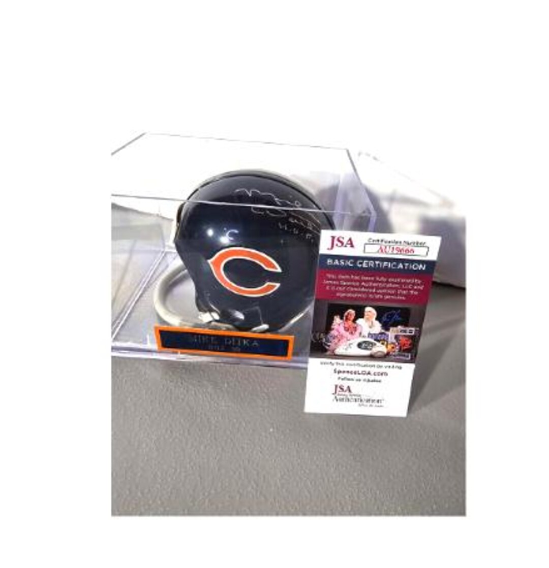 Mike Ditka Autograph Bears Football Mini Helmet JSA Authenticated in ...