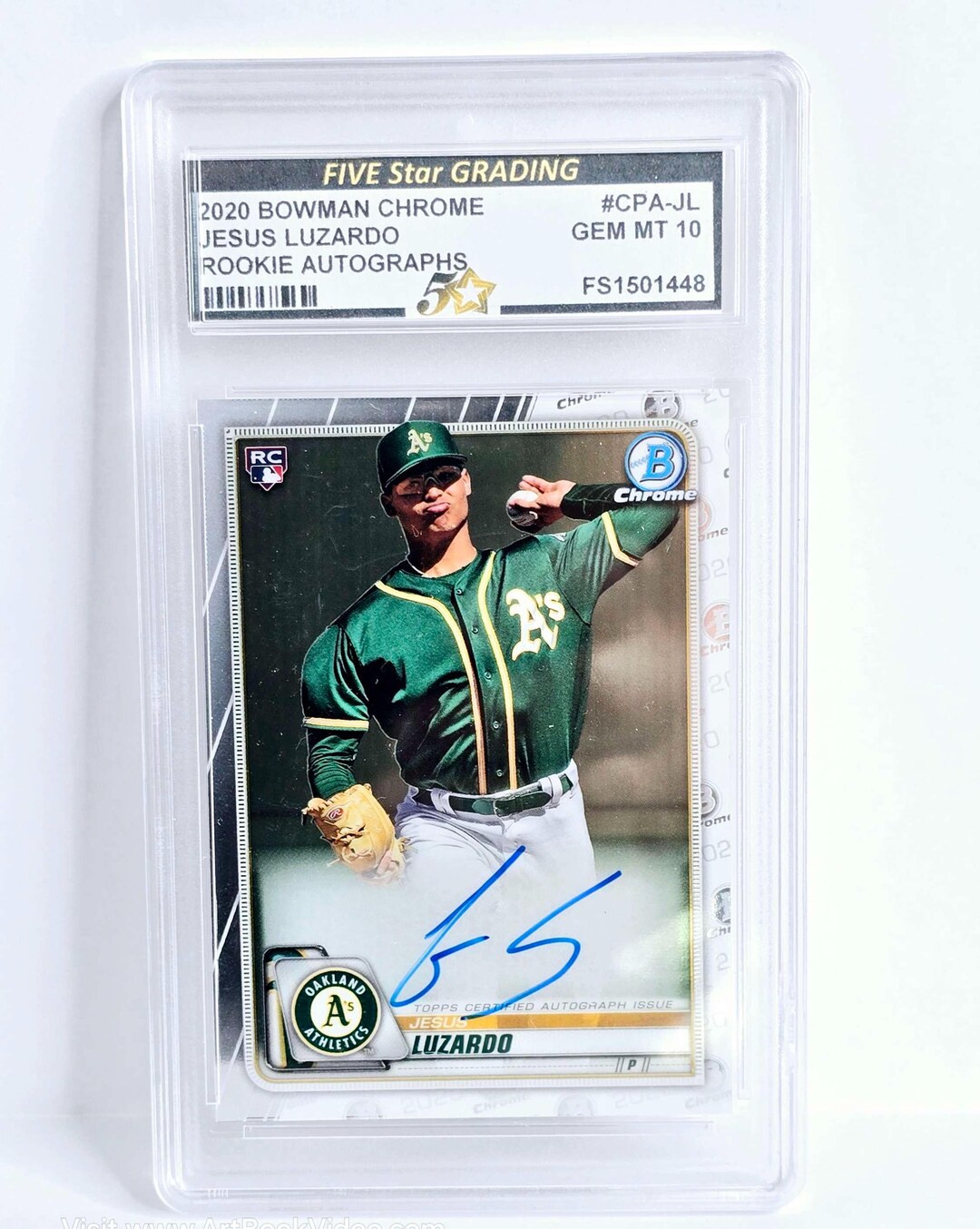 Jesus Luzardo Autograph Rookie Baseball Card 2020 Topps - Etsy