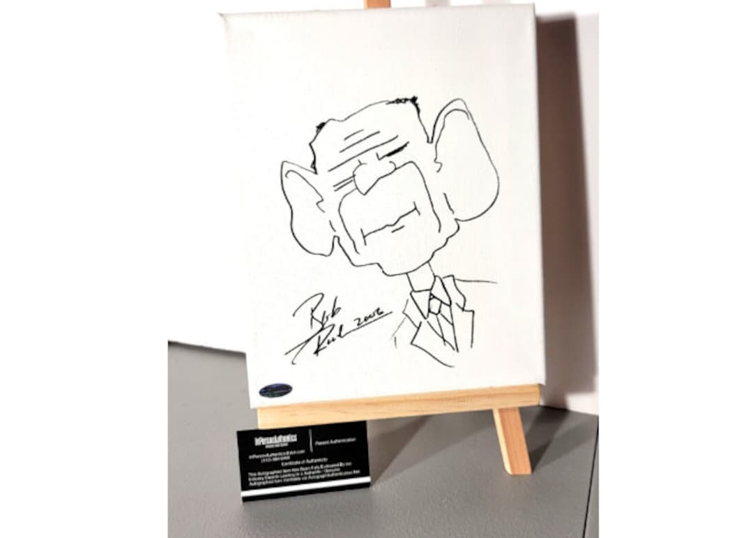 Cartoonist Signed Illustration by Bob Rich Certified 8 W X 10 H ...
