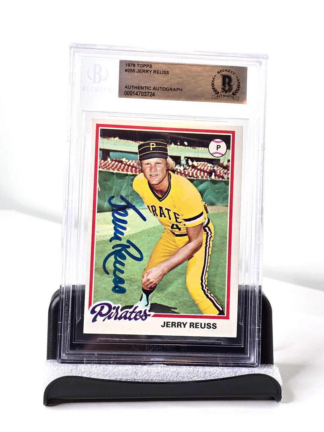 Jerry Reuss Autograph Baseball Card Pittsburgh Pirates 1978 Topps No ...
