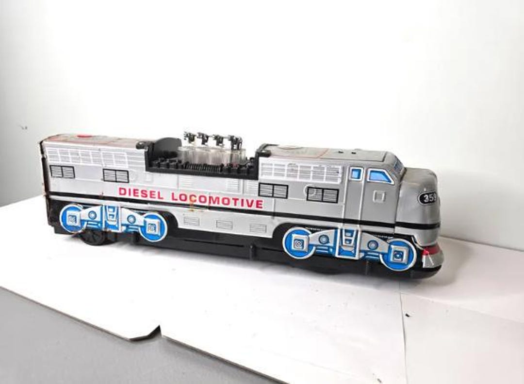 1960 Fu Yi Tin Toy Train 359 Diesel Locomotive - Etsy